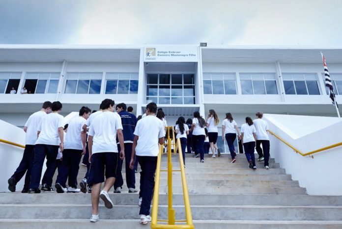 Estão abertas as inscrições do processo seletivo para os Colégios Embraer