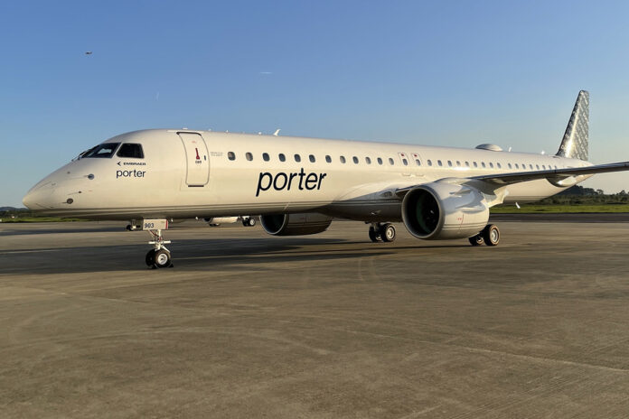 Com jatos Embraer E2, Porter inicia operações no aeroporto ...