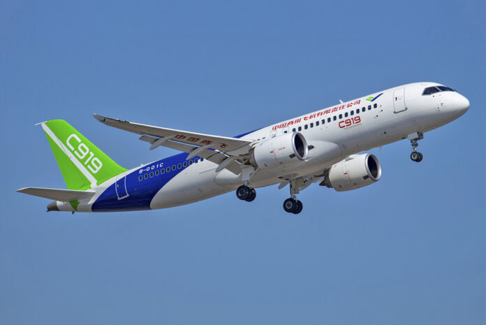 IATA vê a chinesa Comac como futuro rival global entre fabricantes de ...