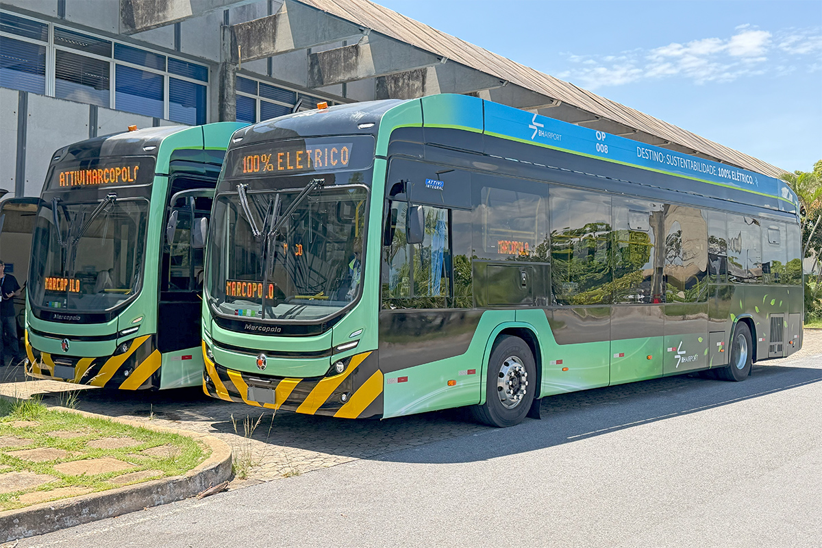 Ônibus elétrico cnf - AEROIN - Notícias de Aviação