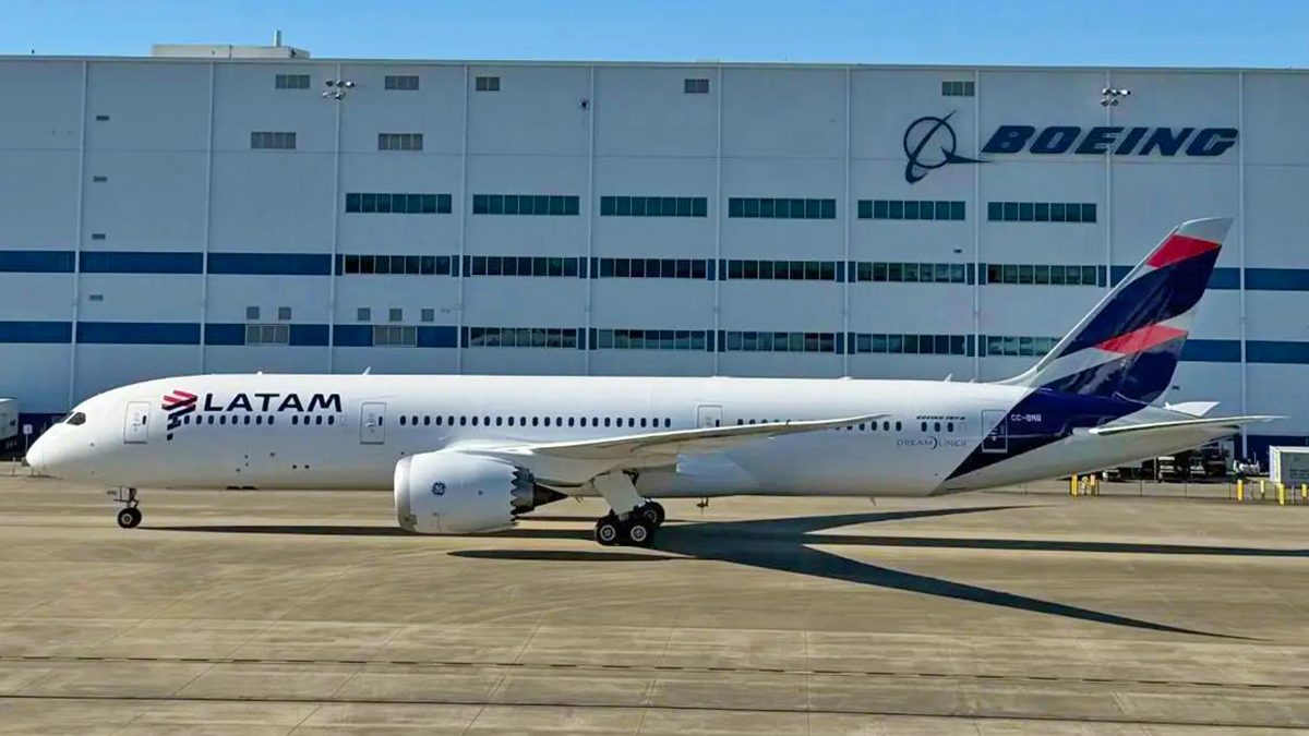 LATAM recebe primeiro avião Boeing 787 Dreamliner com motores General ...