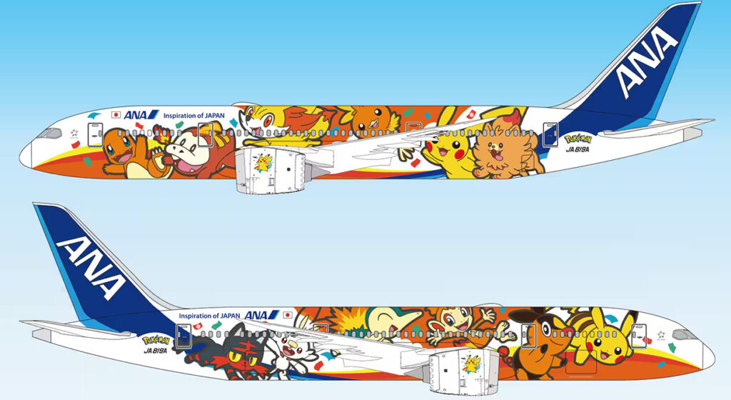 Companhia aérea japonesa anuncia novos aviões temáticos de Pokémon